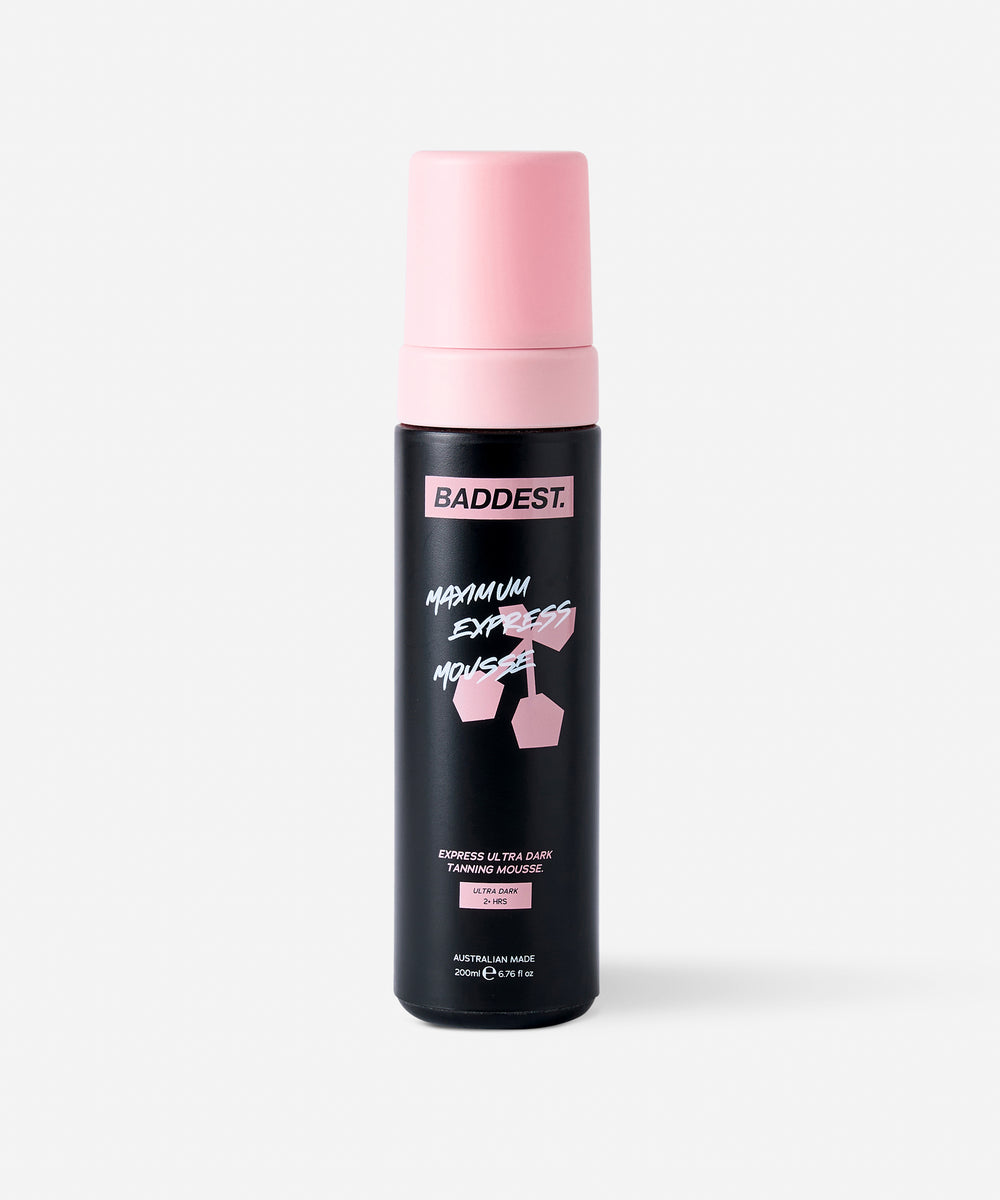 MAXIMUM EXPRESS TANNING MOUSSE – Baddest Bod