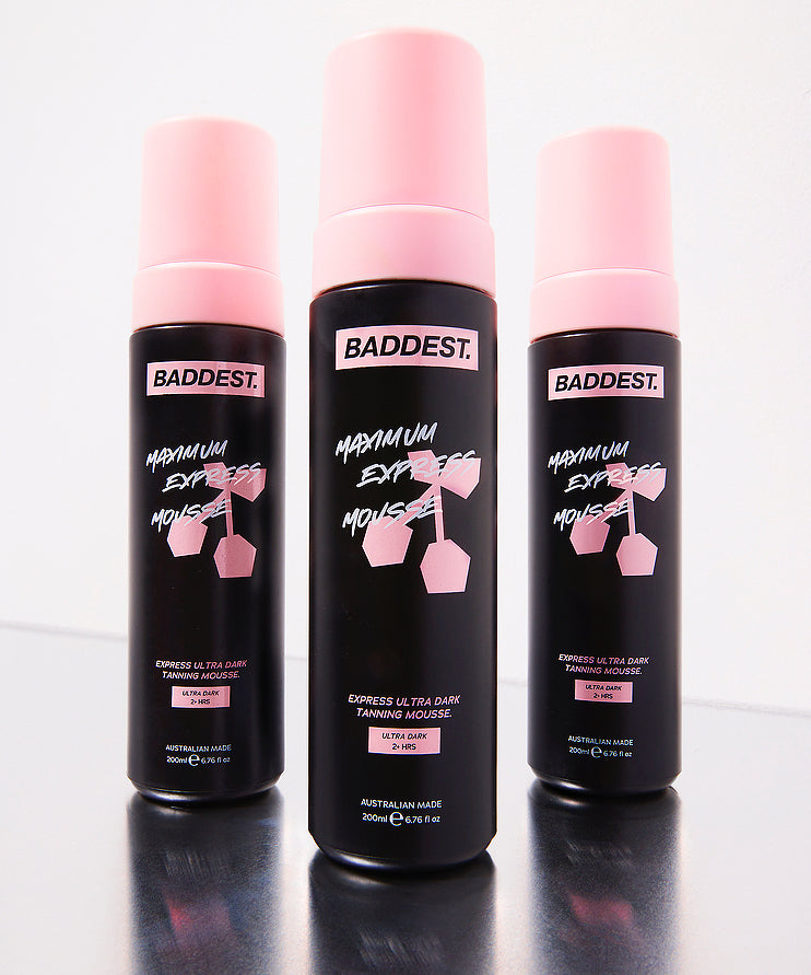 MAXIMUM EXPRESS TANNING MOUSSE – Baddest Bod